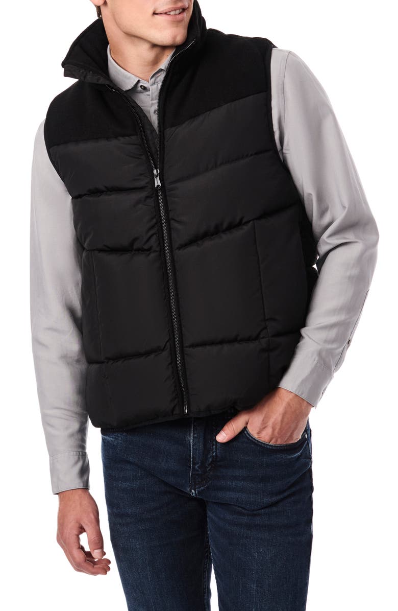 Bernardo Insulated Mixed Media Puffer Vest | Nordstromrack
