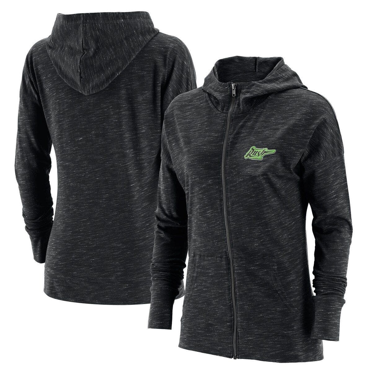 ADPRO Sports Women's Black Saskatchewan Rush Primary Logo Full-Zip ...