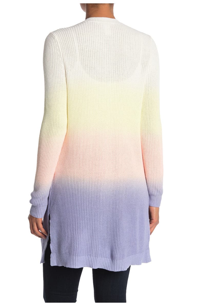 Design History Dip Dye Open Front Knit Cardigan | Nordstromrack