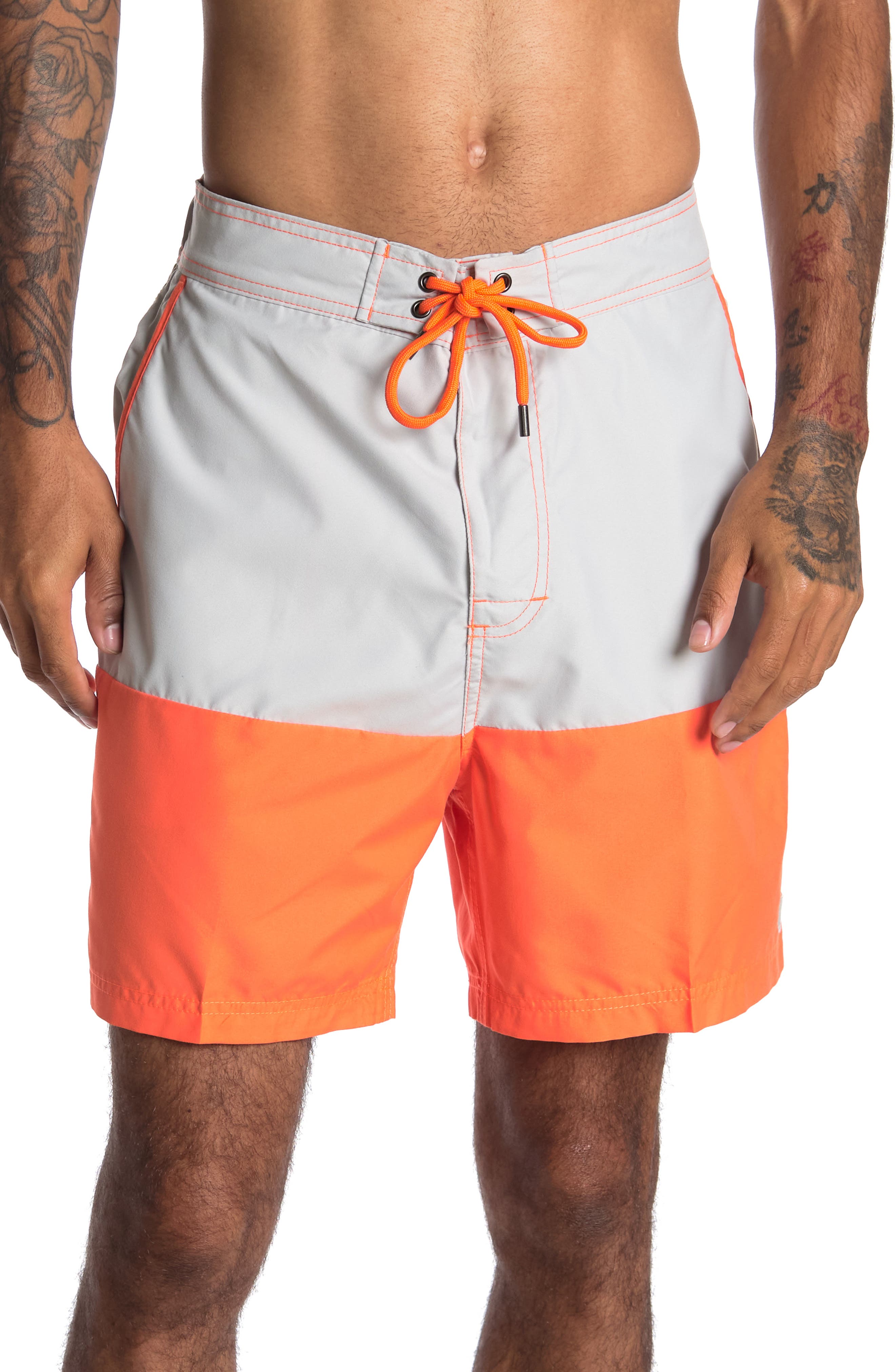BEACH BROS Colorblock Swim Short (Men) | Nordstromrack