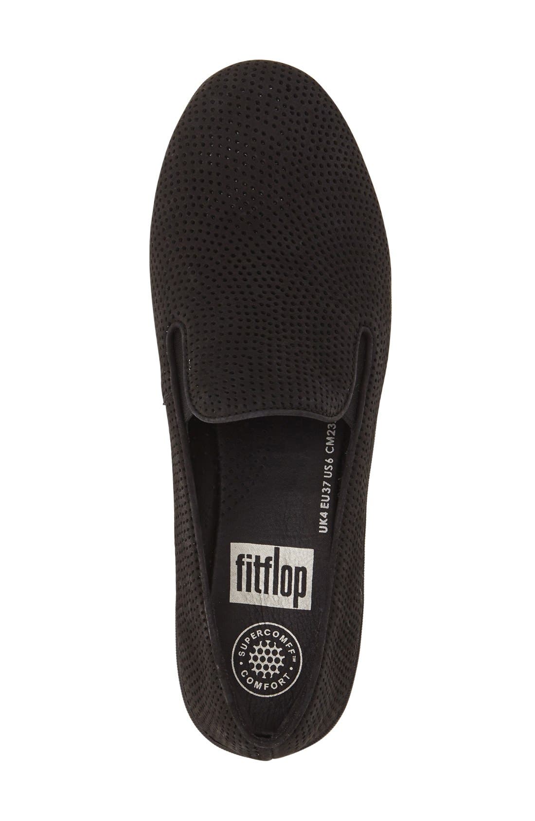 FitFlop ™ 'F-Pop Skate' Perforated Wedge Sneaker (Women) | Nordstromrack