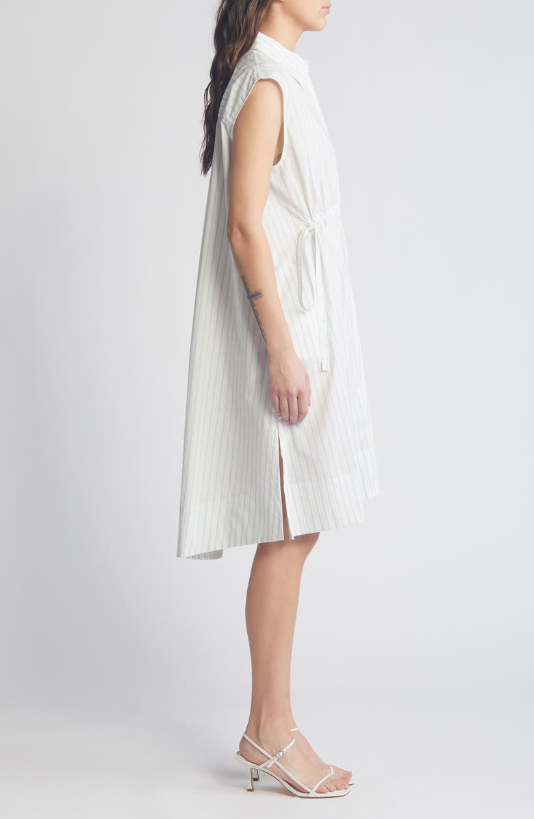 French Connection Rhodes Stripe Cotton Poplin Shirtdress | Nordstromrack