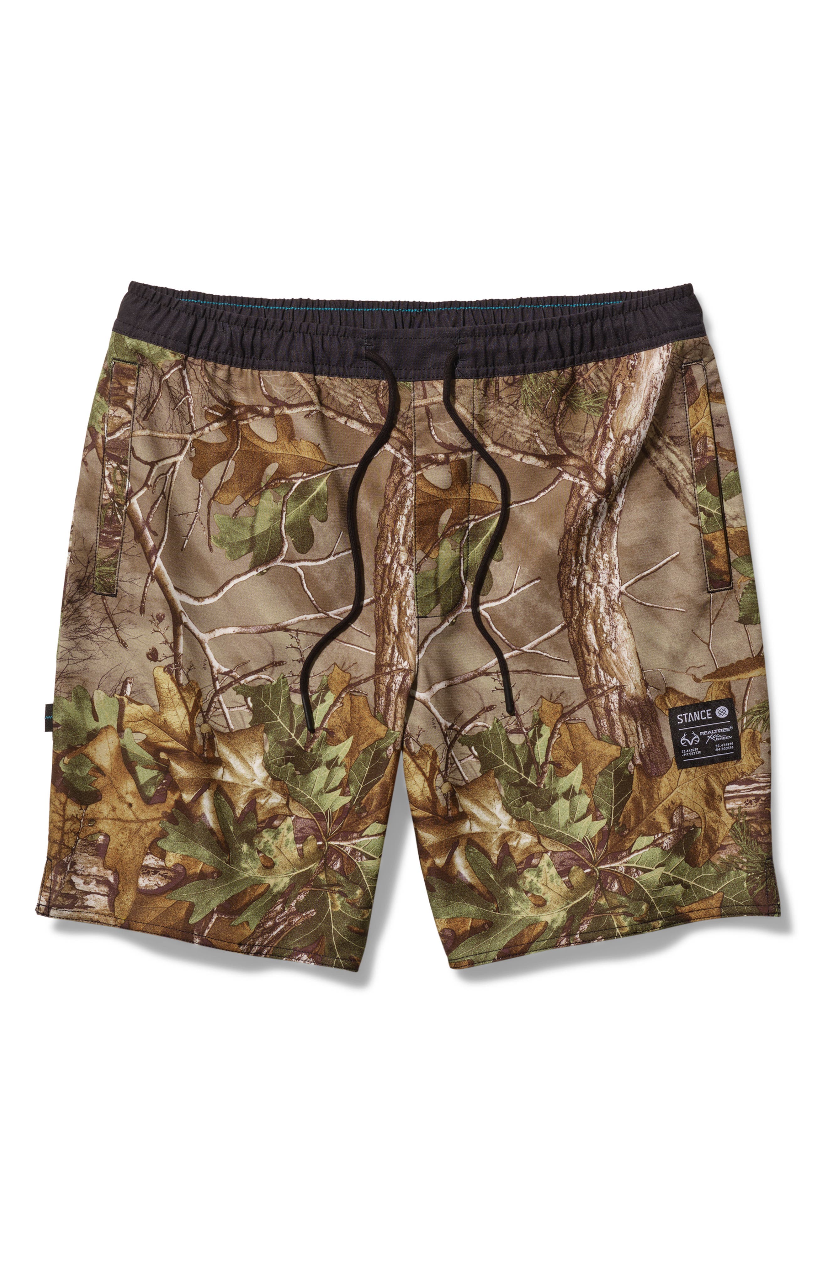 Stance Complex Real Tree Drawstring Shorts | Nordstrom