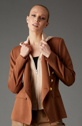 BLUE REVIVAL Helen Double Breasted Blazer | Nordstrom