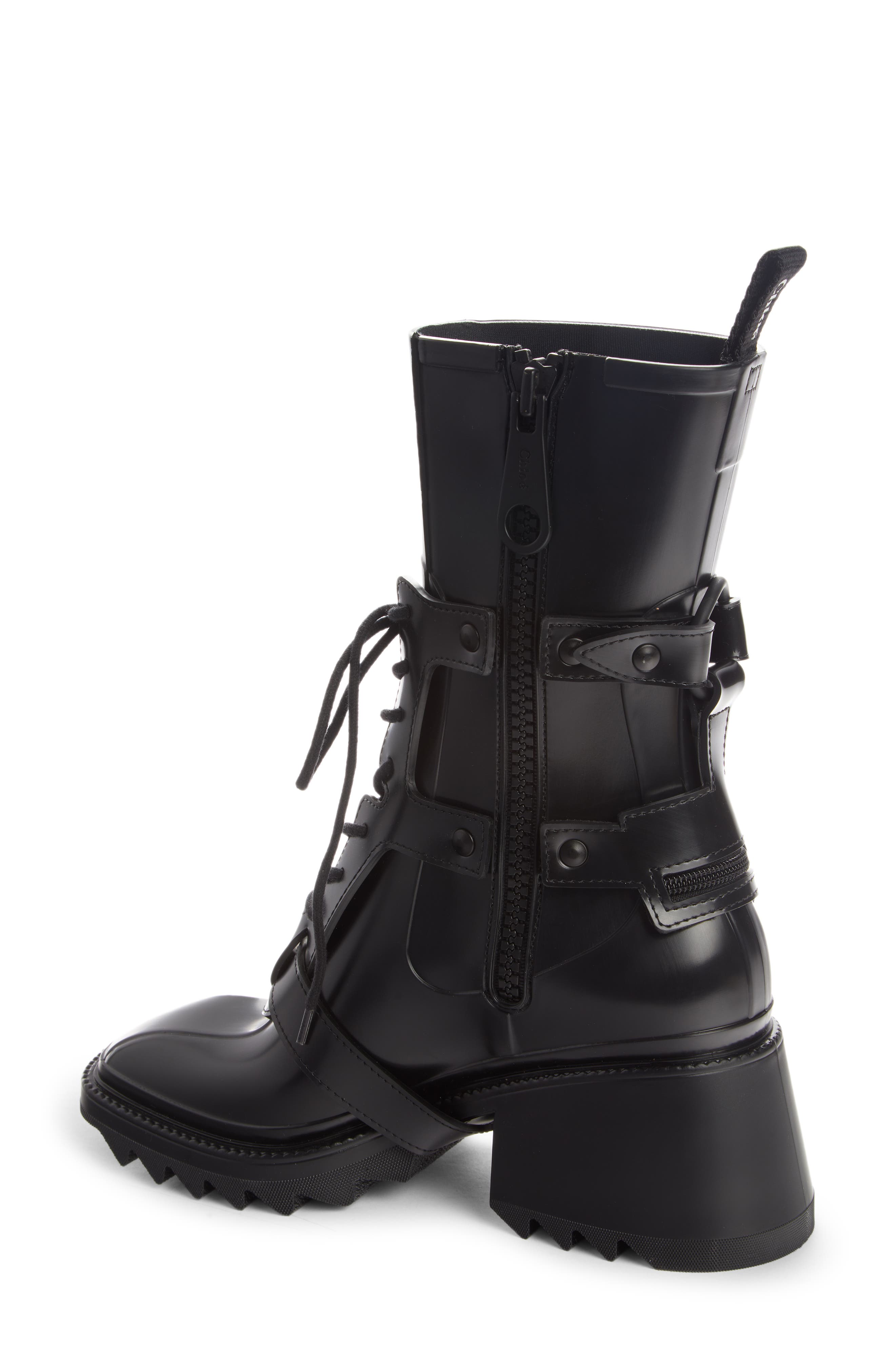 Chloé Betty Waterproof Harness Rain Boot (Women) | Nordstrom