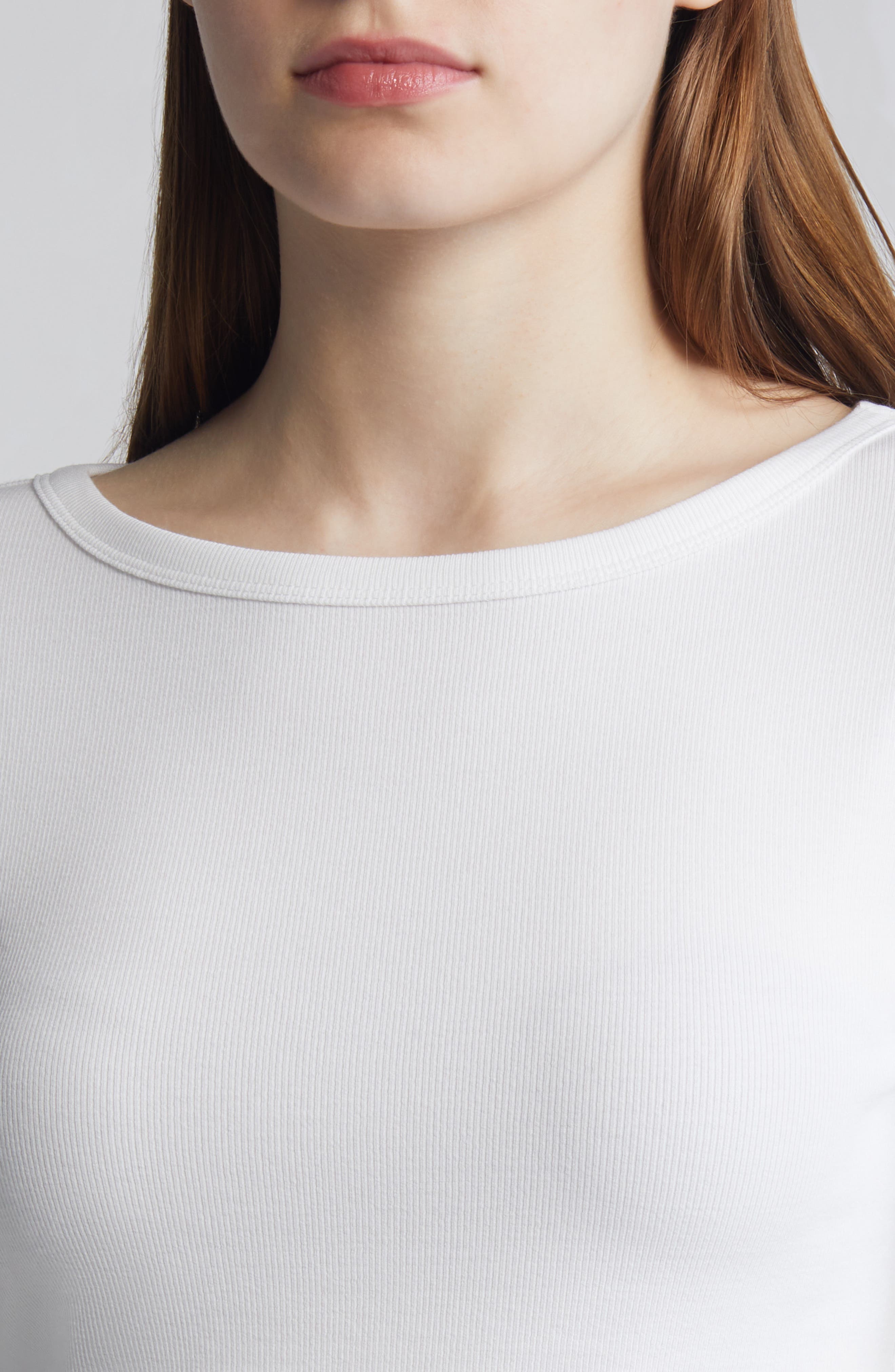 NIC+ZOE Perfect Boat Neck Rib Top | Nordstrom