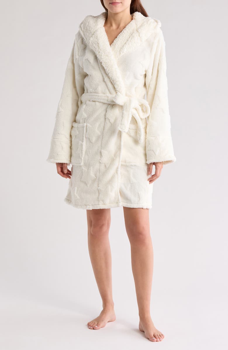 PJ Salvage Cozy Plush Fleece Hooded Robe | Nordstromrack