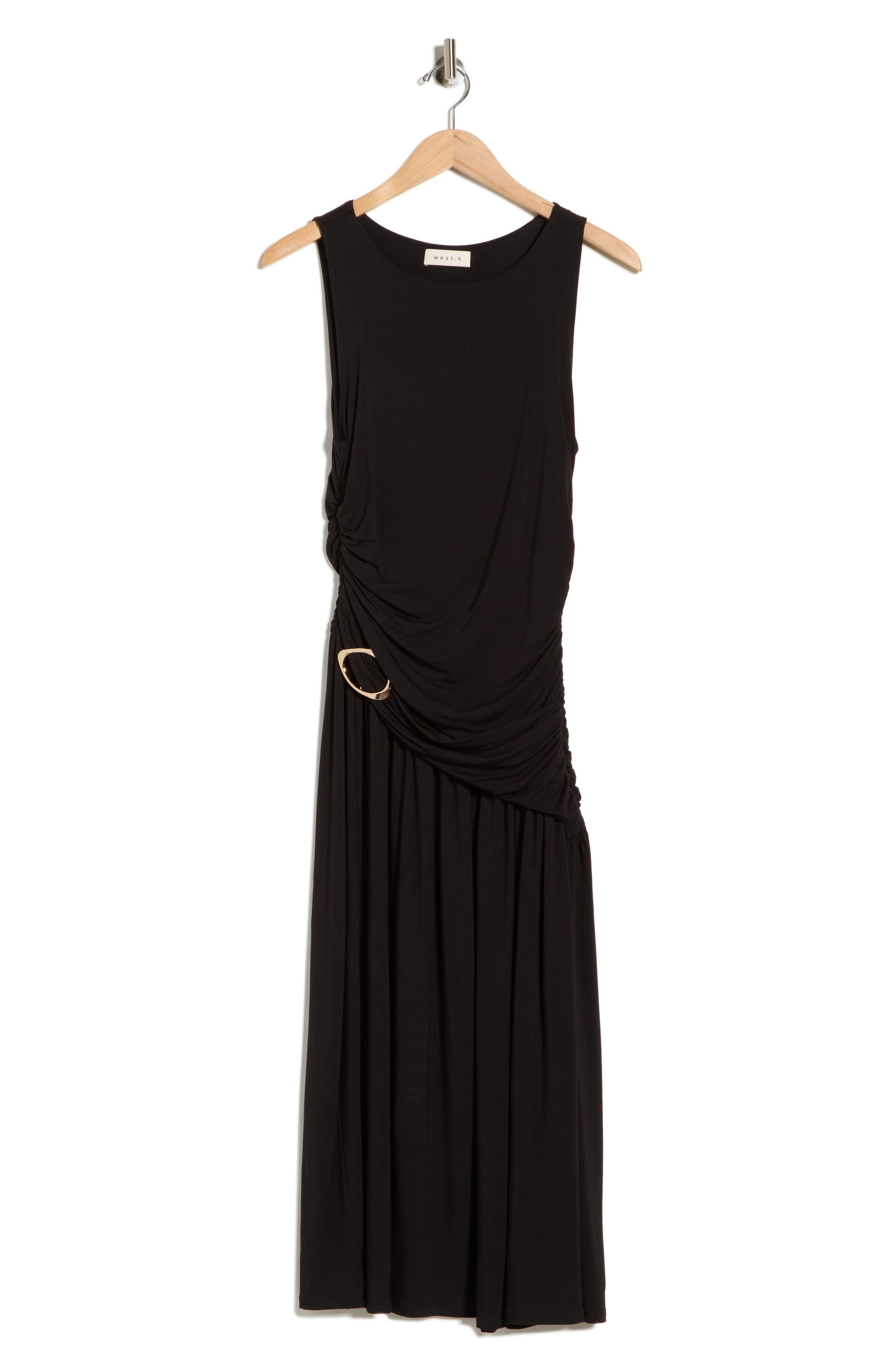 WEST K Ruched Ring Midi Dress (Women) | Nordstromrack