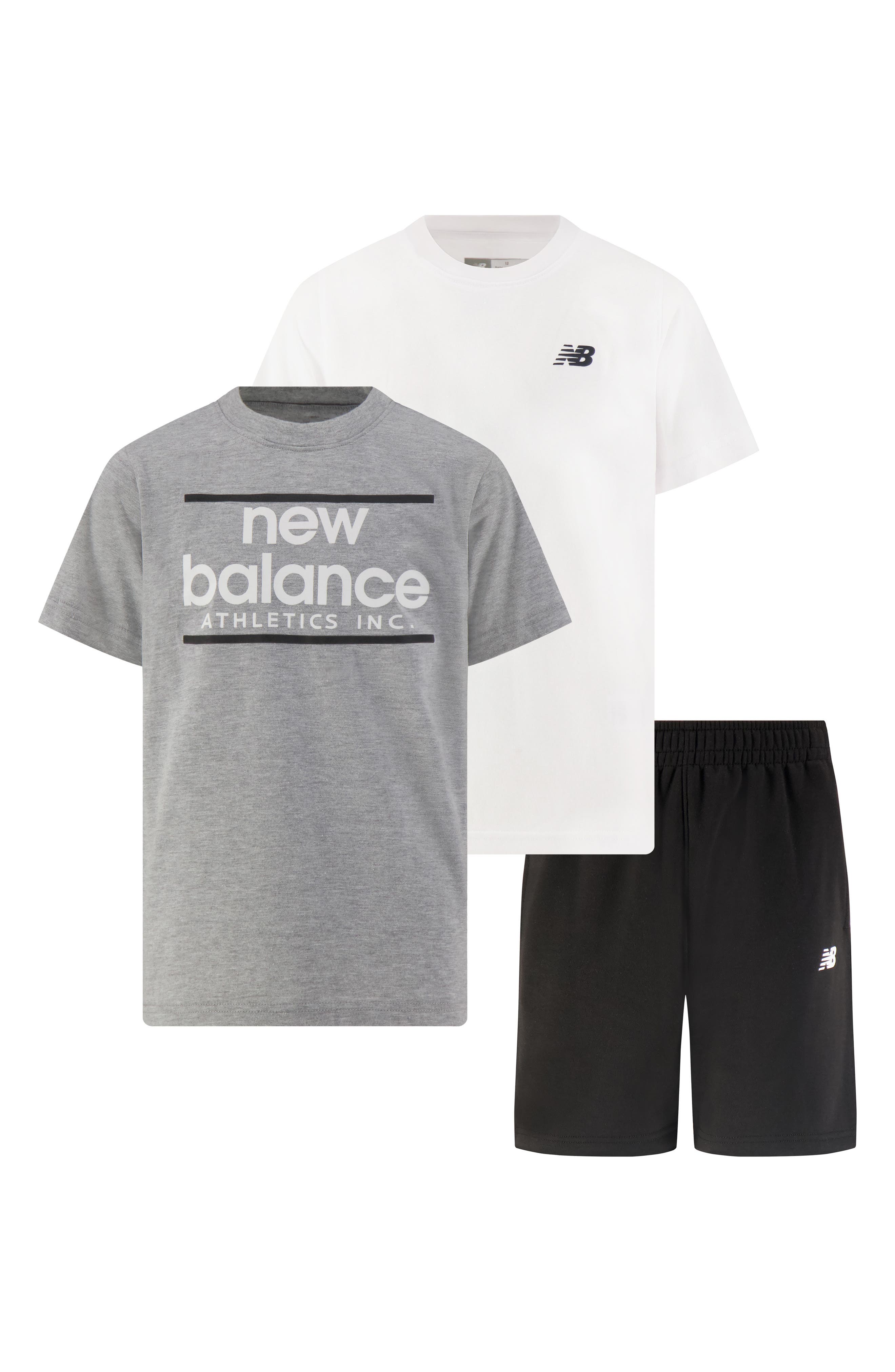 New Balance Kids' 3-Piece Mix & Match T-Shirts & Shorts Set | Nordstromrack
