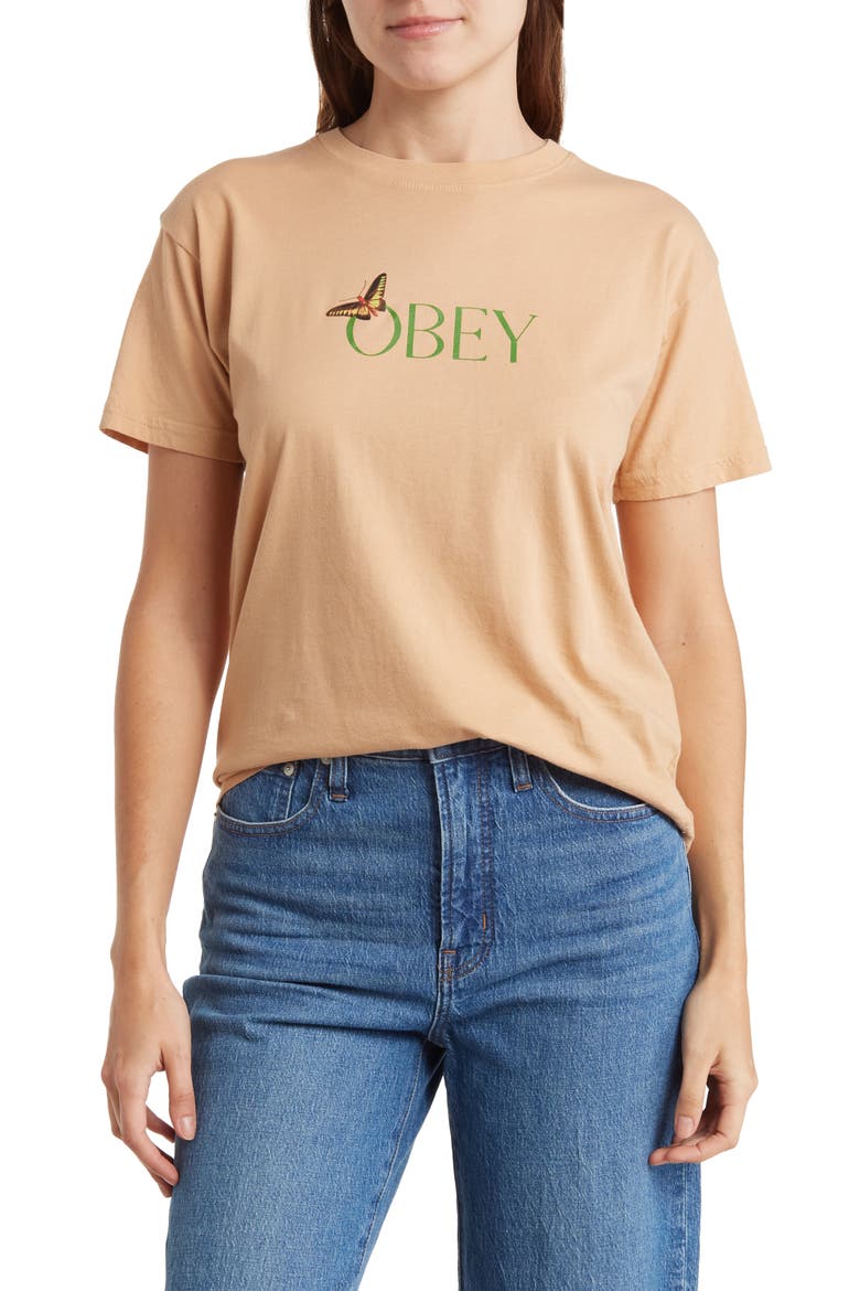 Butterfly Organic Cotton Graphic T-Shirt (Women) | Nordstromrack