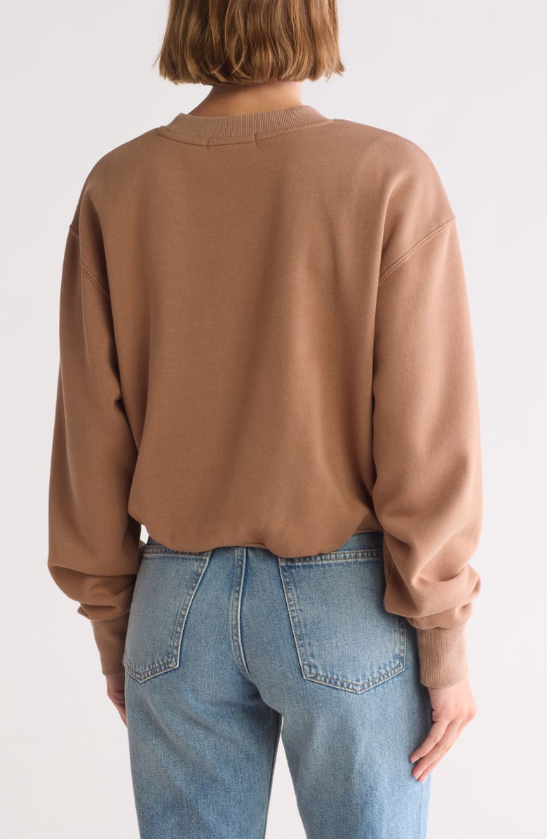 Vinyl Icons LA Bubble Hem Fleece Sweater | Nordstromrack