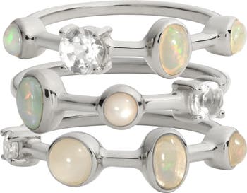Awe Inspired Set of 3 Full Moon Magic Rings | Nordstrom