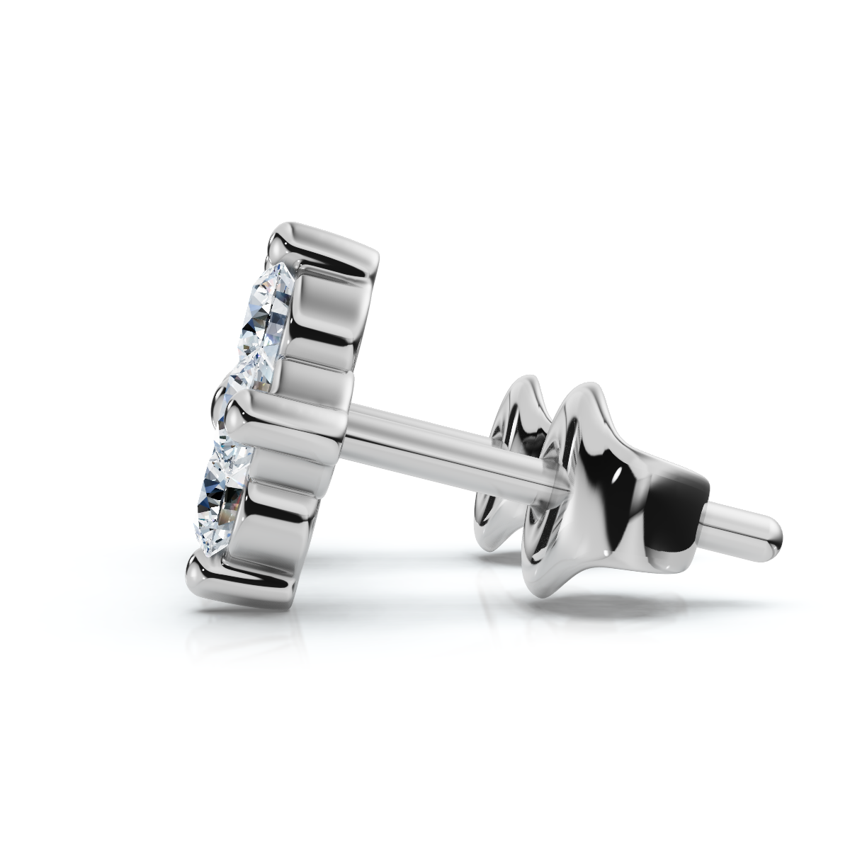 Bliss Diamond 1/2Ct Jackie Diamond Studs 14k Gold Earrings Lab Grown 1/ ...