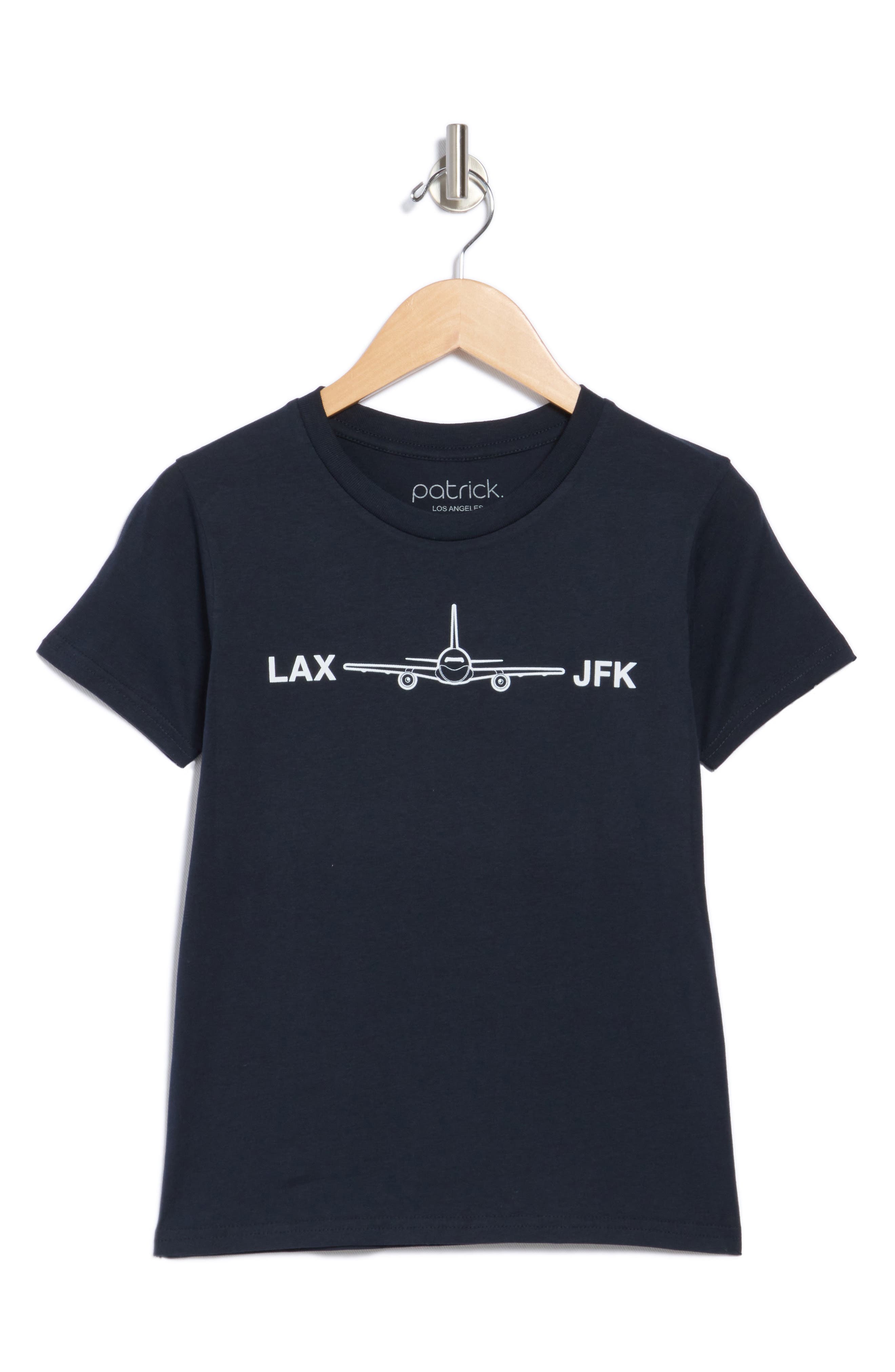 patrick. Kids' JFK LAX Graphic Print T-Shirt | Nordstromrack