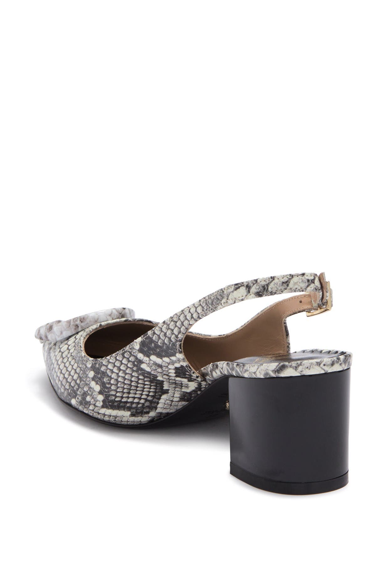 Roberto Cavalli Snake Embossed Pointed Toe Slingback Pump | Nordstromrack