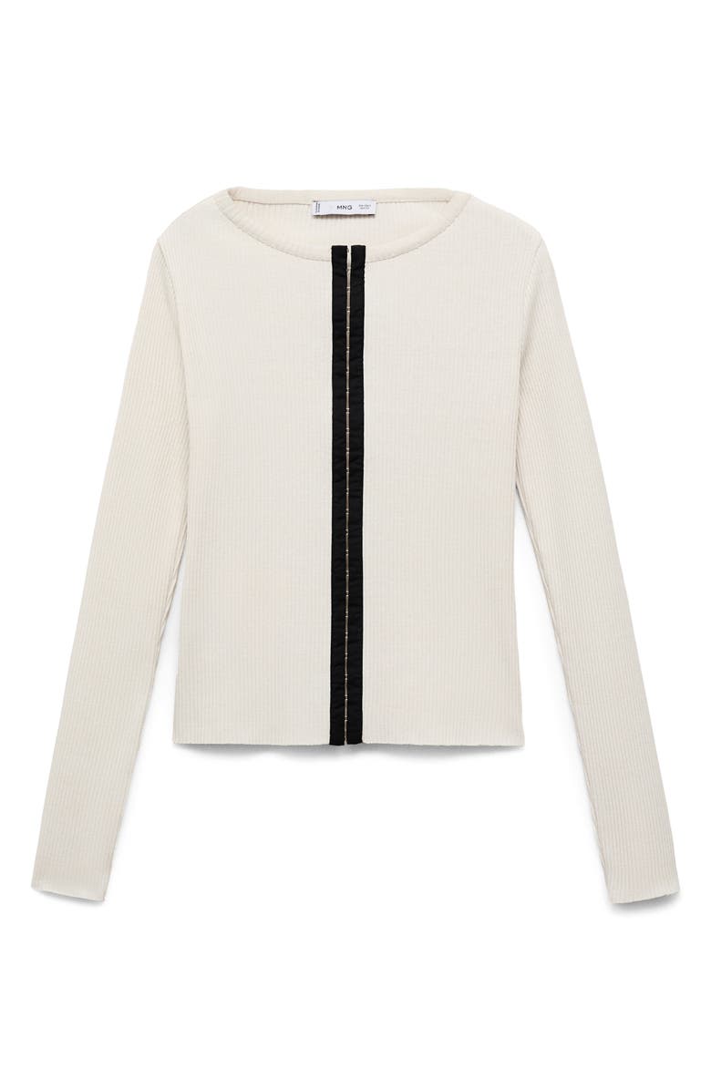 MANGO Colorblock Cotton Blend Cardigan | Nordstrom