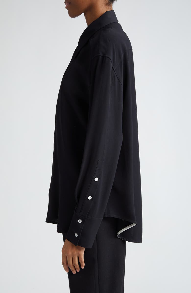 Proenza Schouler Long Sleeve Marocaine Crepe Shirt | Nordstromrack