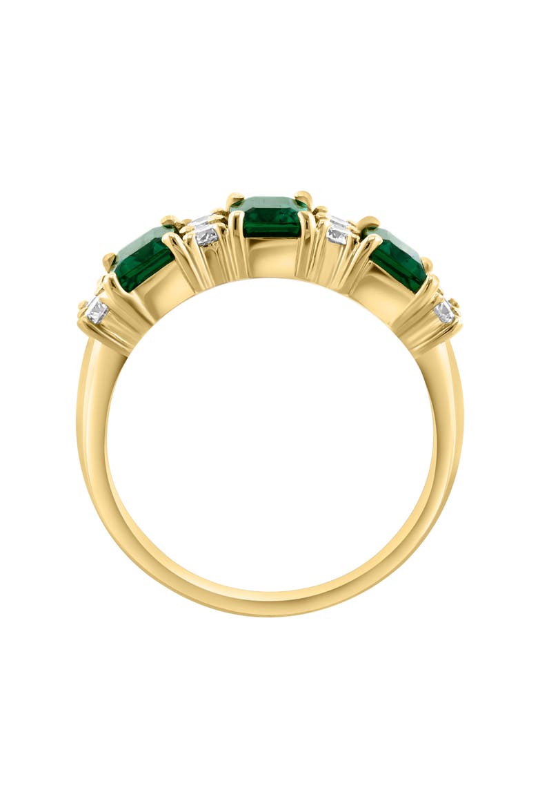 EFFY 14K Yellow Gold Lab Created Gem & Lab Created Diamond Ring - 0 ...