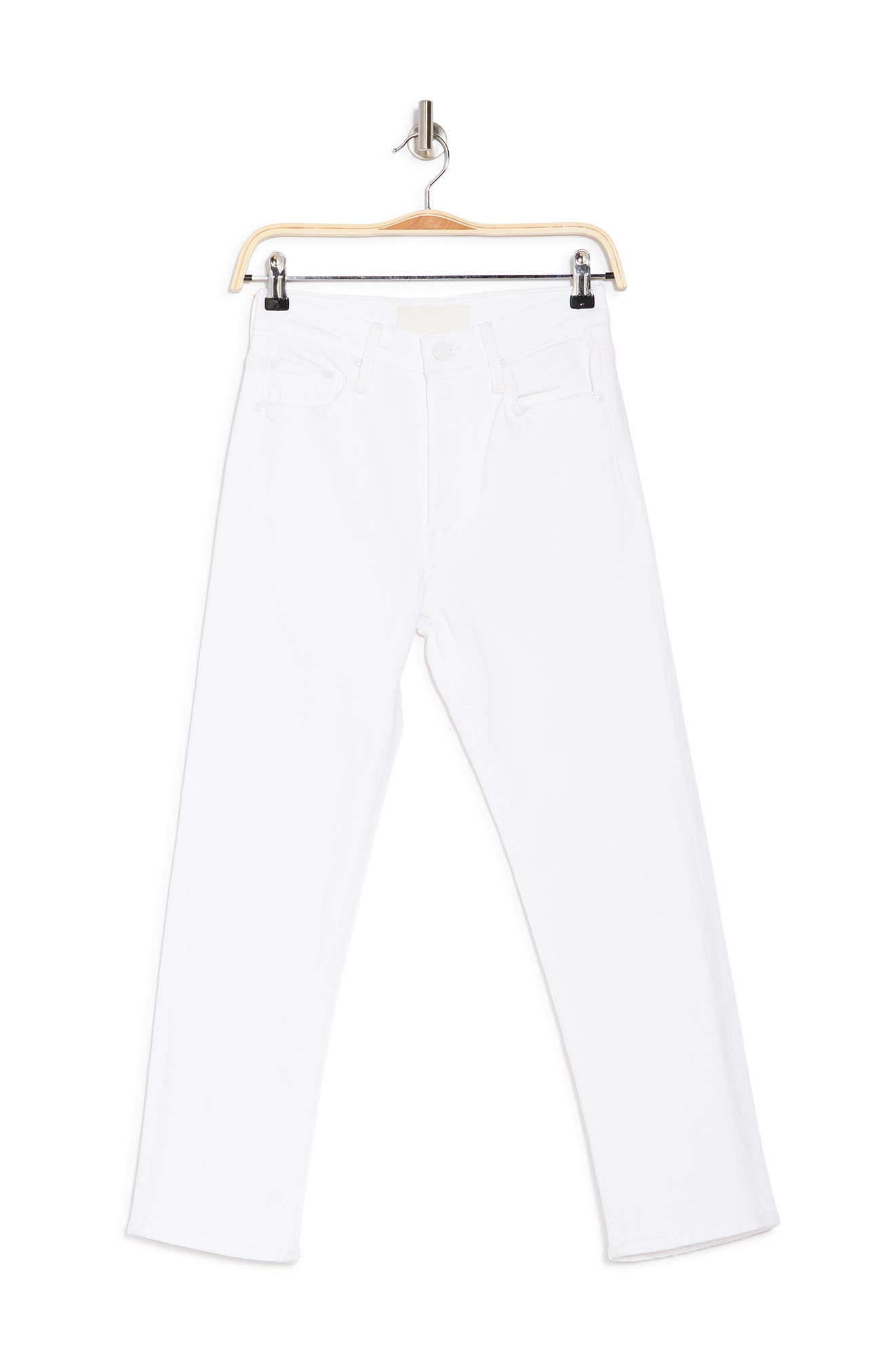 MOTHER The Tomcat Chew Ripped Crop High Waist Jeans | Nordstromrack
