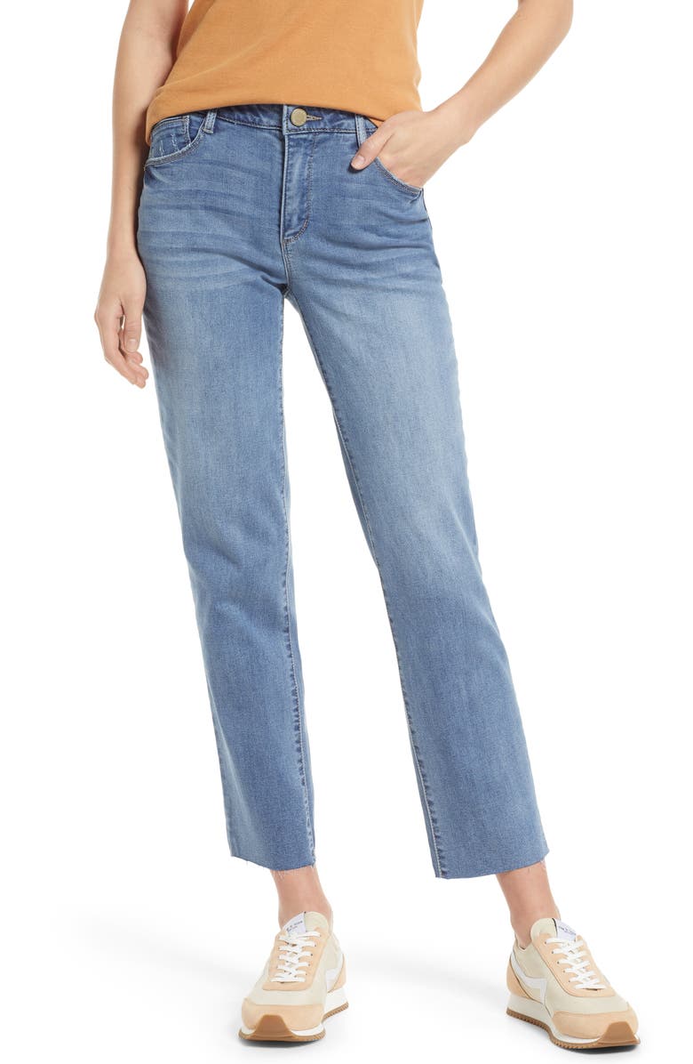 Wit & Wisdom 'Ab'Solution Slim Fit Raw Hem Jeans | Nordstromrack