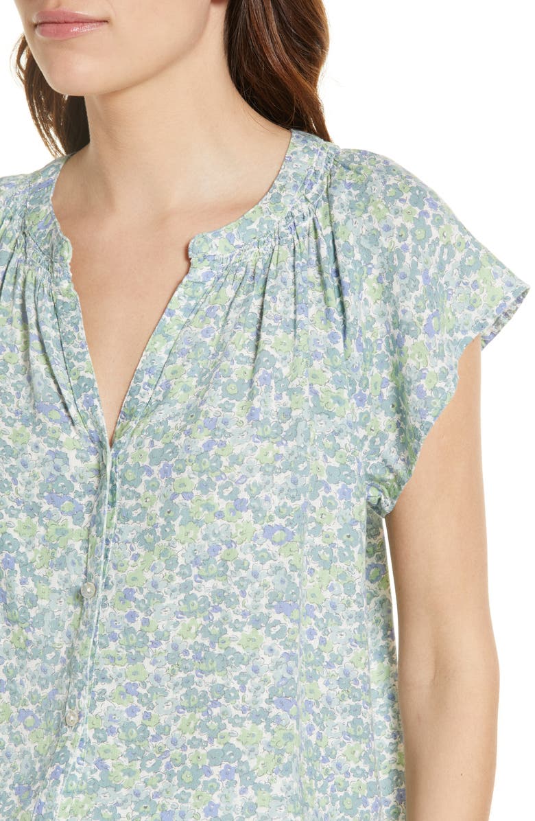 Rails Alena Floral Linen Blend Top | Nordstromrack