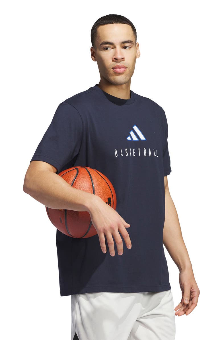 adidas Worldwide Hoops Cotton Blend Graphic Tee | Nordstromrack
