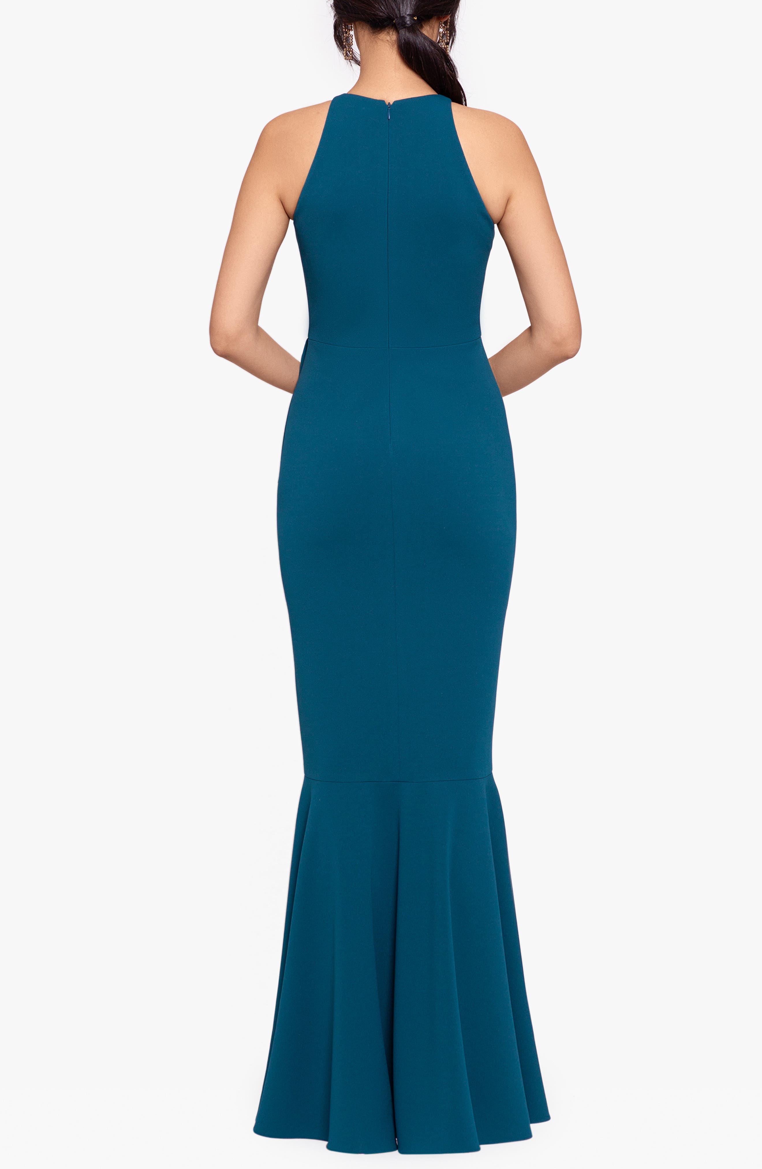 Betsy & Adam Ruffle Mermaid Gown | Nordstromrack
