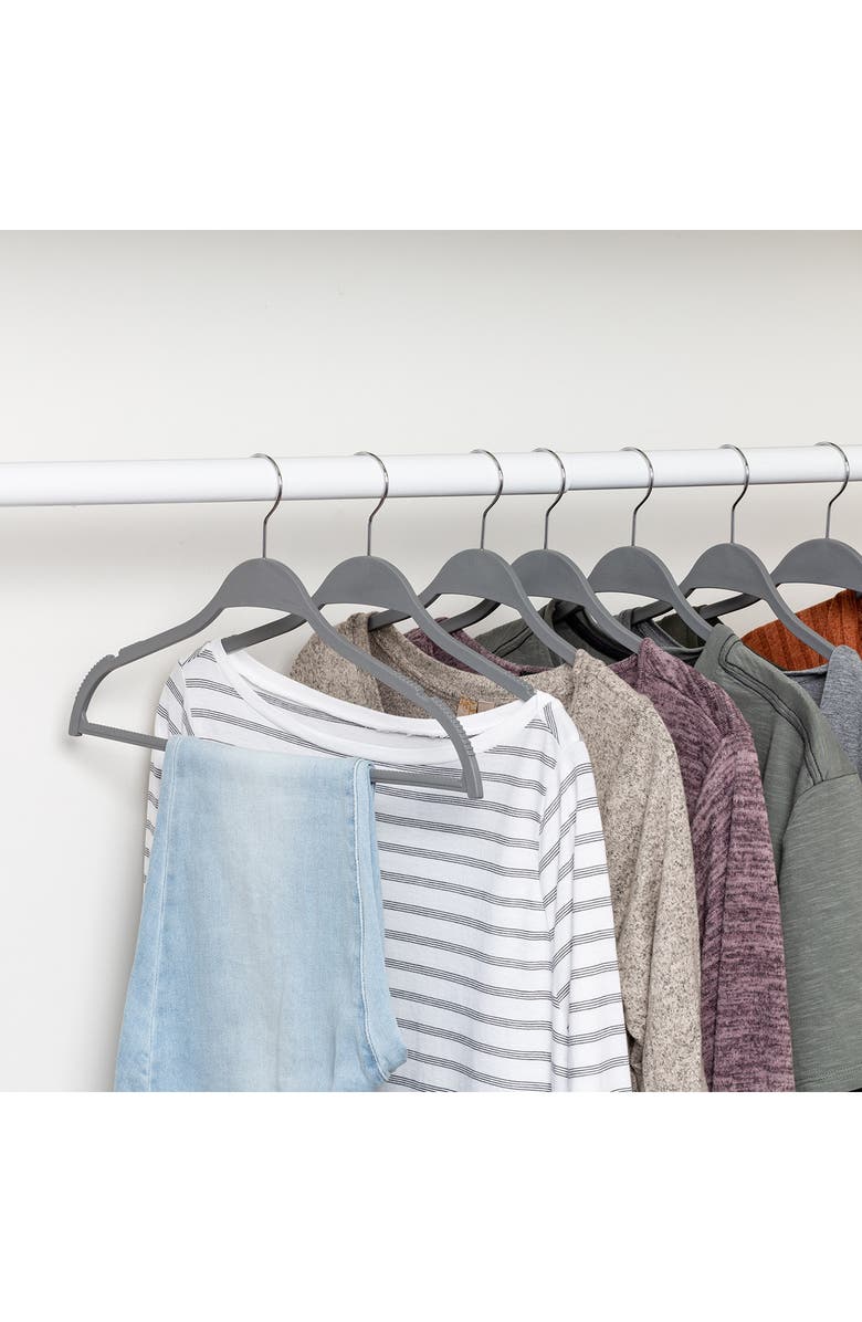 HONEY-CAN-DO Natural Wheat Husk Slim Hangers, Gray, 25-Pack | Nordstromrack