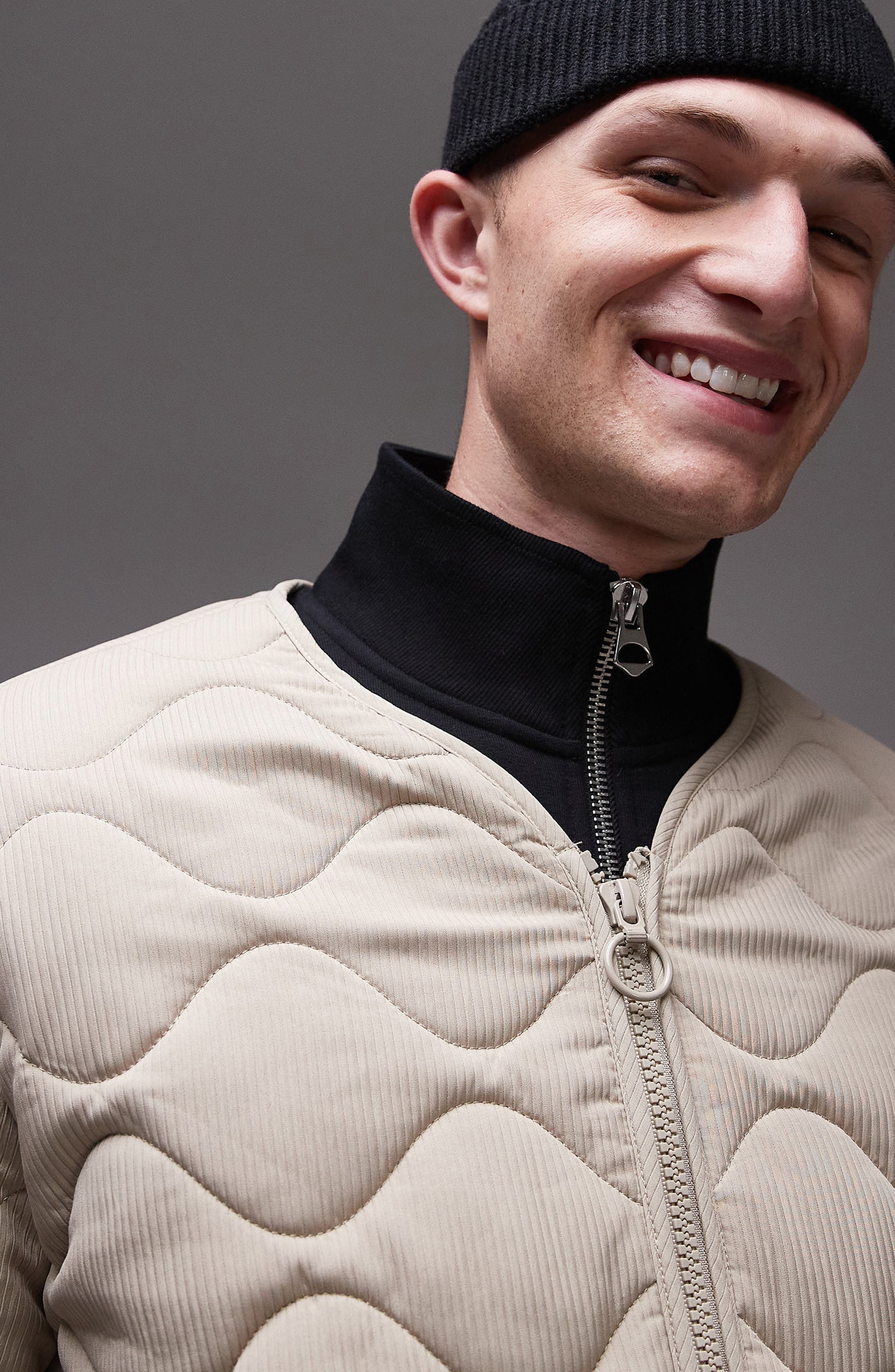 Topman Quilted Bomber Jacket | Nordstromrack