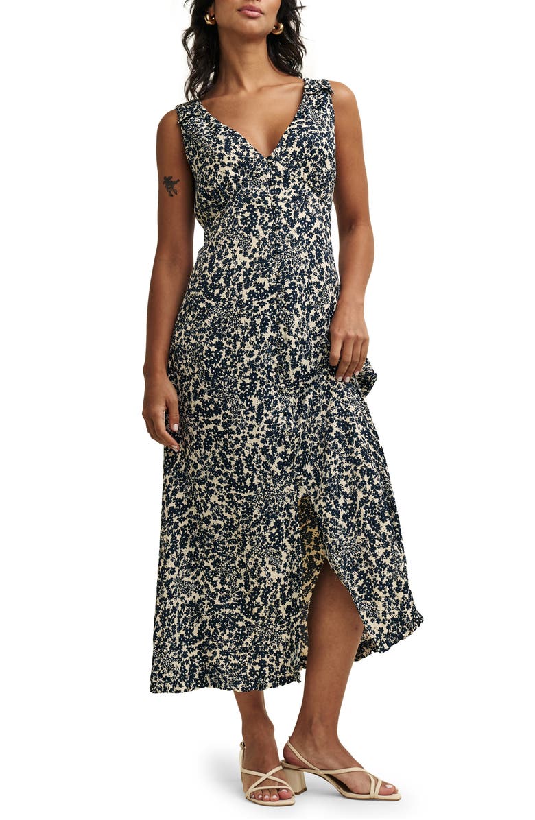 Nobody's Child Clio Floral Button-Up Midi Dress | Nordstromrack