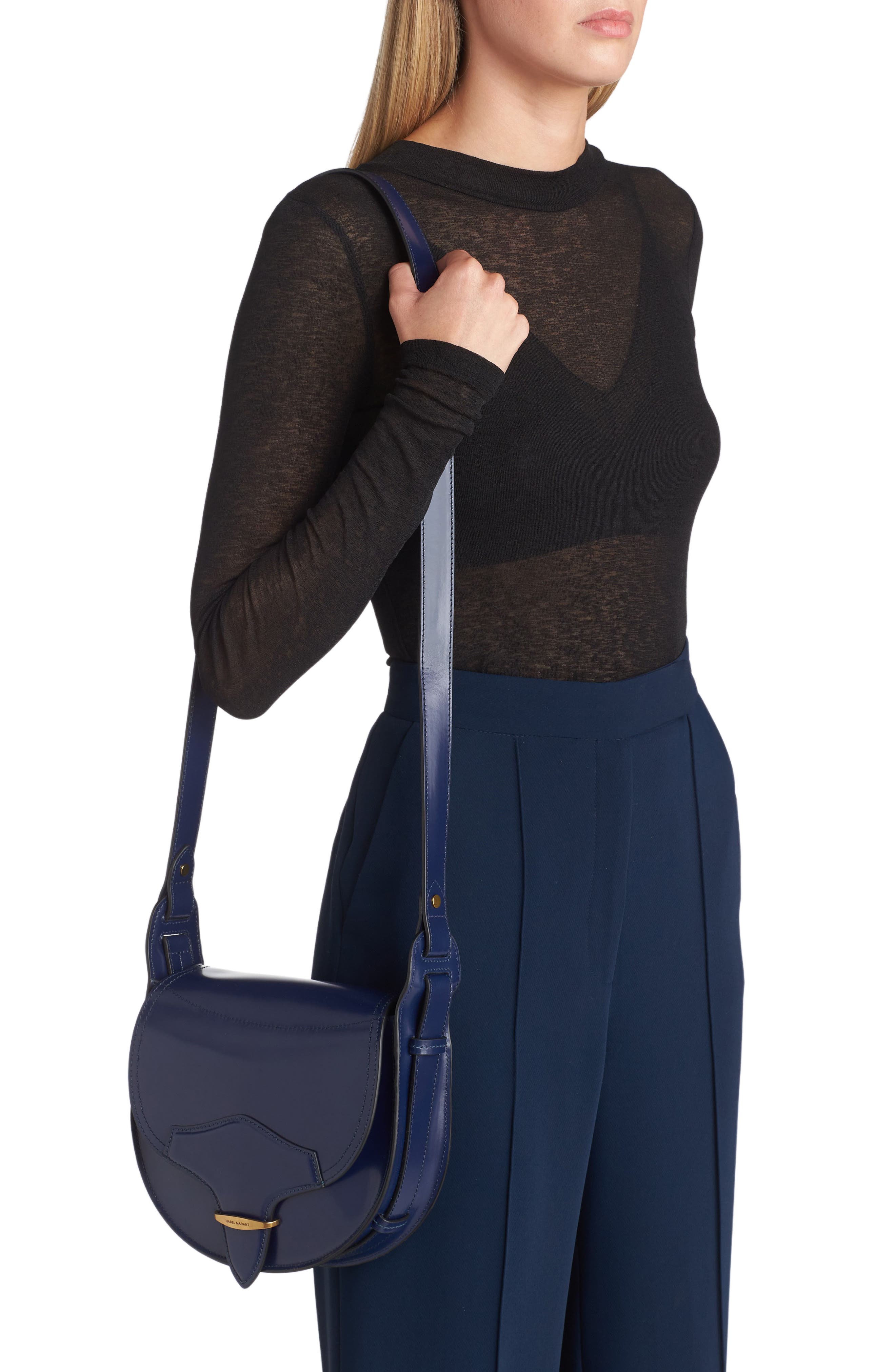 Isabel Marant Botsy Leather Crossbody Bag | Nordstrom