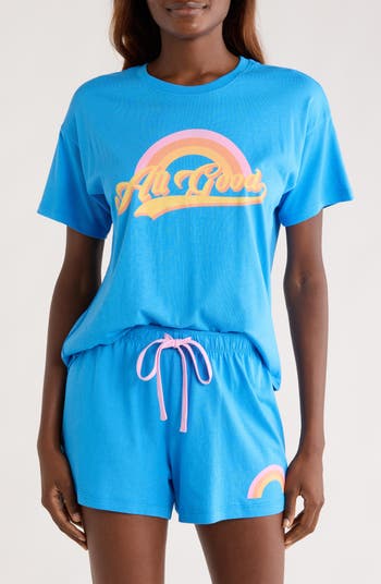 PJ Salvage Soft & Shortee Jersey Short Pajamas | Nordstrom