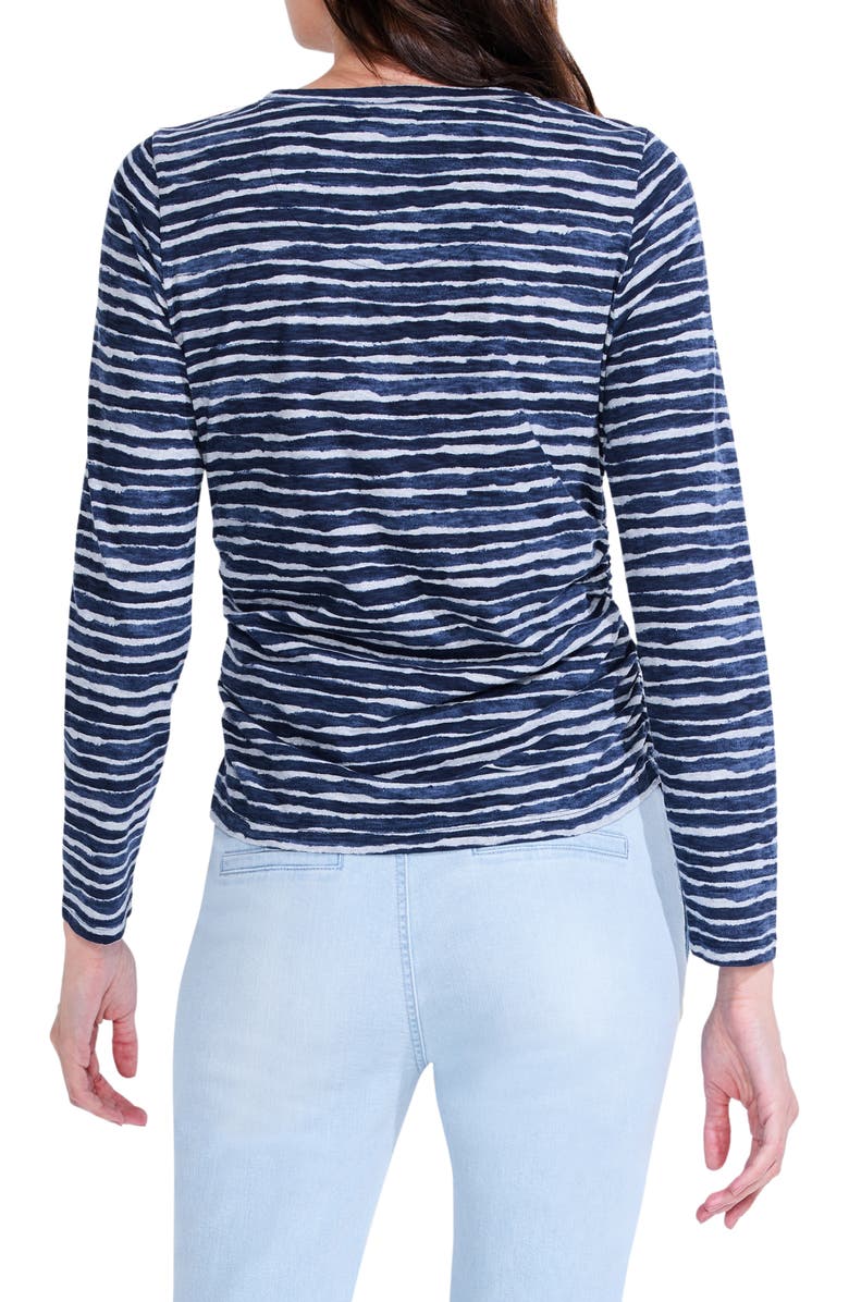 NZT by NIC+ZOE Abstract Stripe Long Sleeve Top | Nordstromrack
