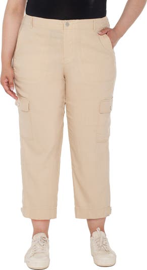 Liverpool Los Angeles Crop Cargo Pants | Nordstrom