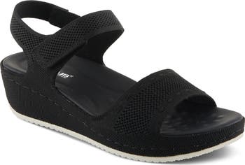 Flexus by Spring Step Meshon Ankle Strap Platform Wedge Sandal (Women ...