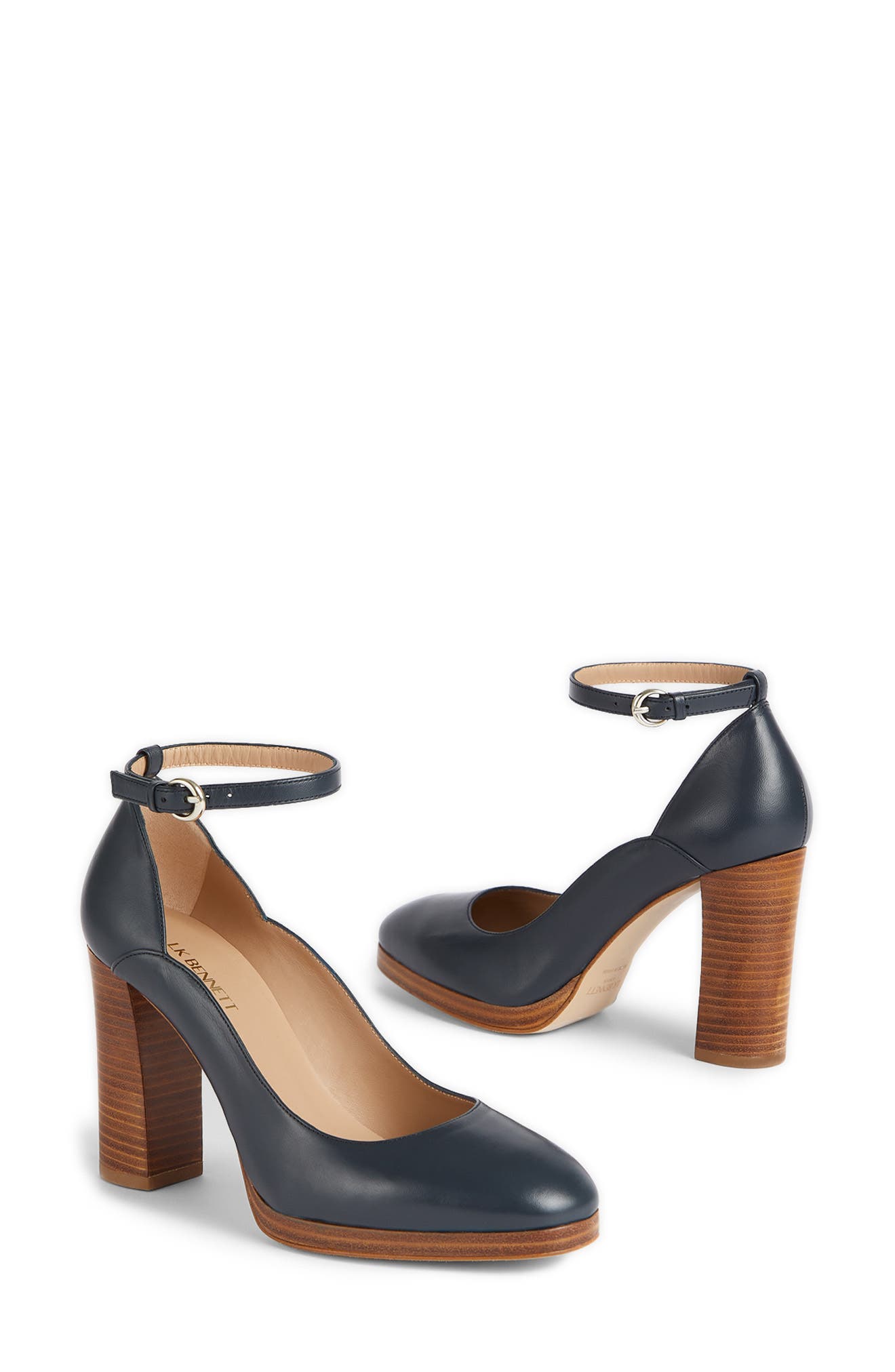 LK Bennett Raelynn Ankle Strap Pump (Women) | Nordstromrack