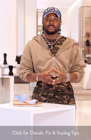 André Assous Neveah Featherweight Wedge Sandal (Women) | Nordstromrack