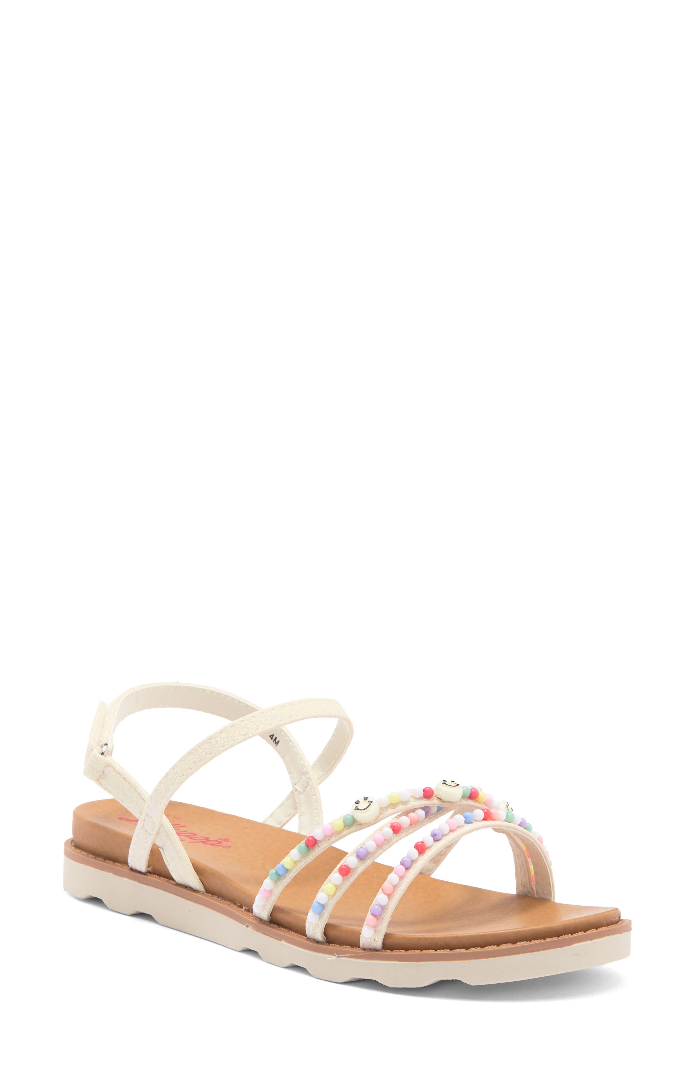 JELLYPOP Kids' Wisher Friendship Bead Sandal | Nordstromrack