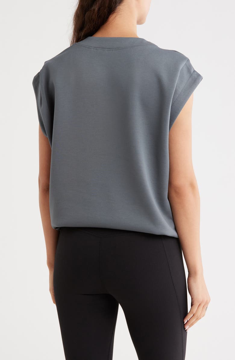APANA Cloudy Cap Sleeve Scuba Top | Nordstromrack