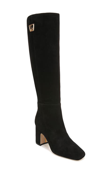Black Knee-High & Mid-Calf Boots for Women | Nordstrom Rack