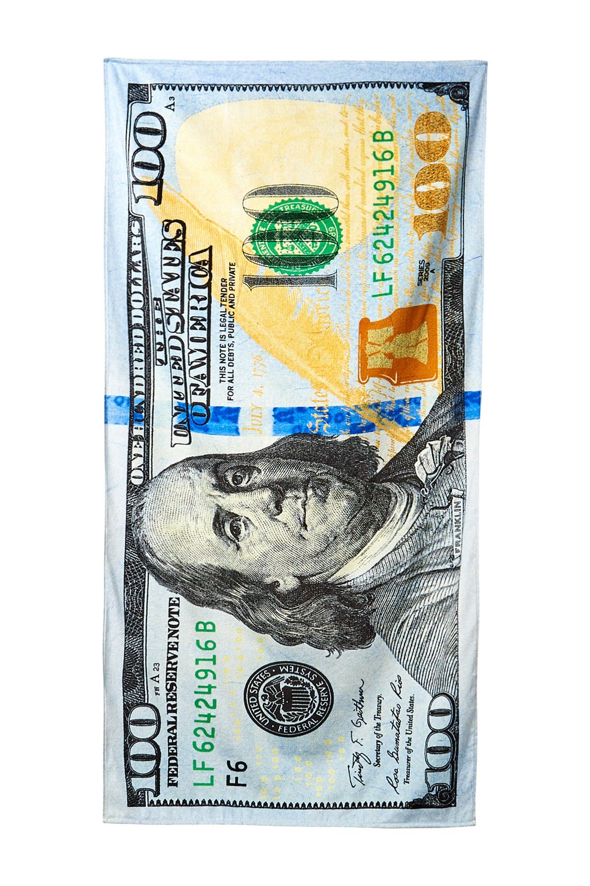 APOLLO TOWELS 100 Dollar Beach Towel - Multi | Nordstromrack