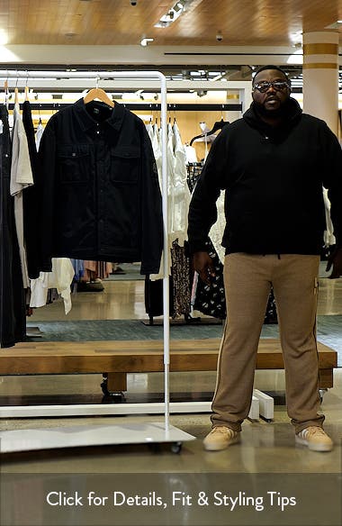 Moose Knuckles Jacque Bunny Water Resistant Faux Fur Lined Shirt Jacket ...