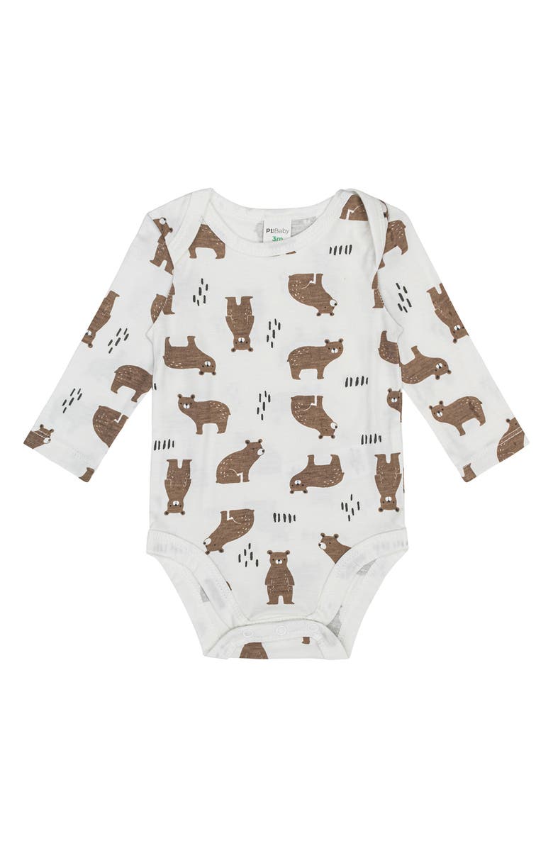 Petit Lem 3-Piece Bear Overall Set | Nordstromrack