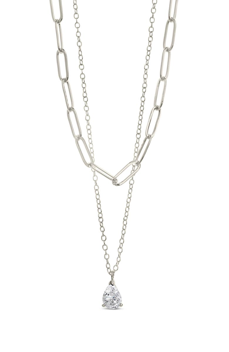 Sterling Forever Savannah Layered Necklace | Nordstromrack