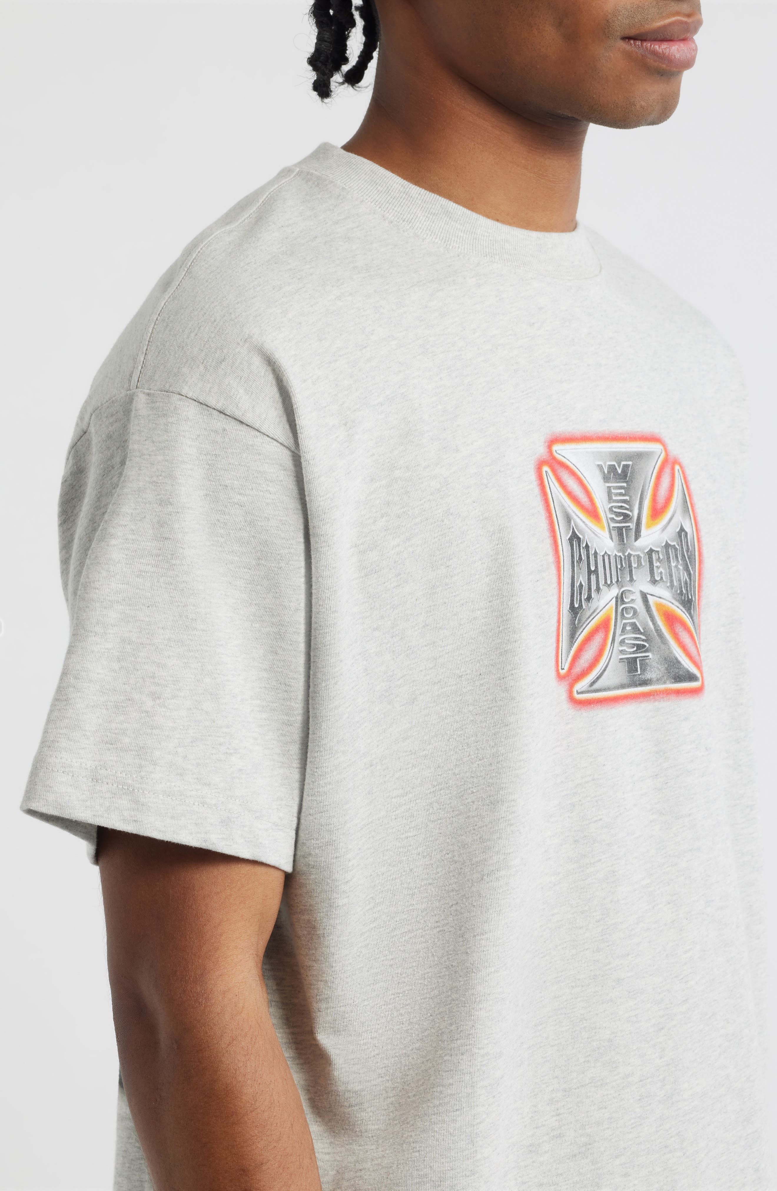 ID Supply Co West Coast Choppers Orange Glow Graphic T-Shirt | Nordstrom