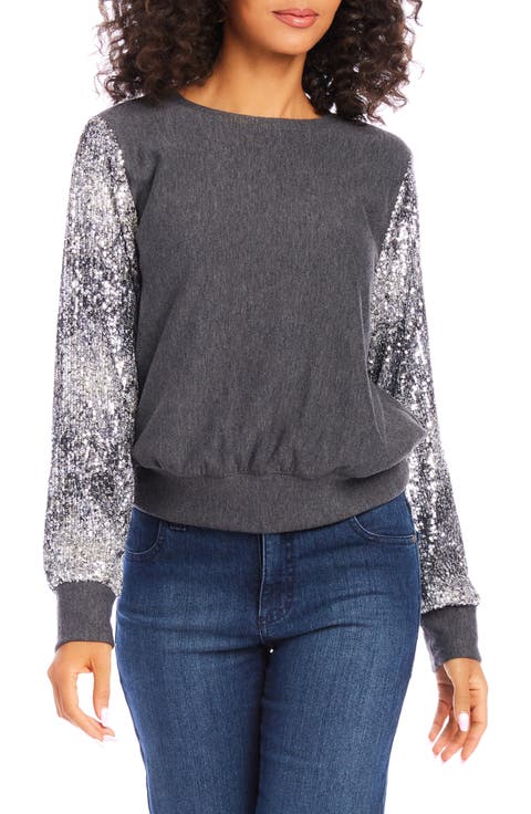 Women's Grey Blouses | Nordstrom
