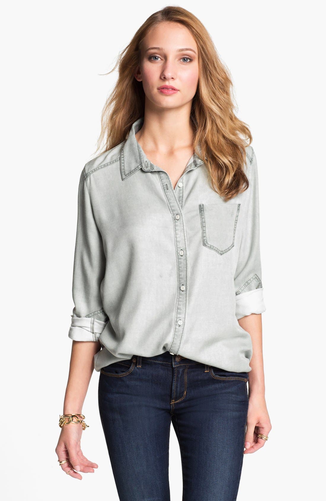 Rubbish® Rubbish Oversized Menswear Shirt | Nordstromrack