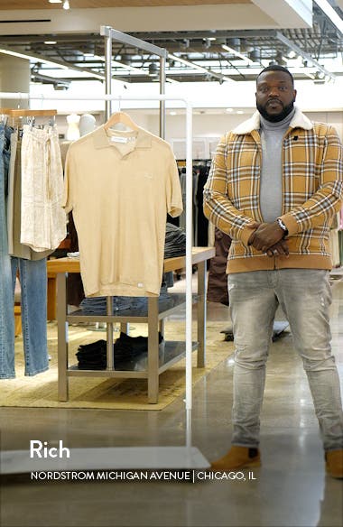 Les Deux Emmanuel Linen & Cotton Polo Sweater | Nordstromrack