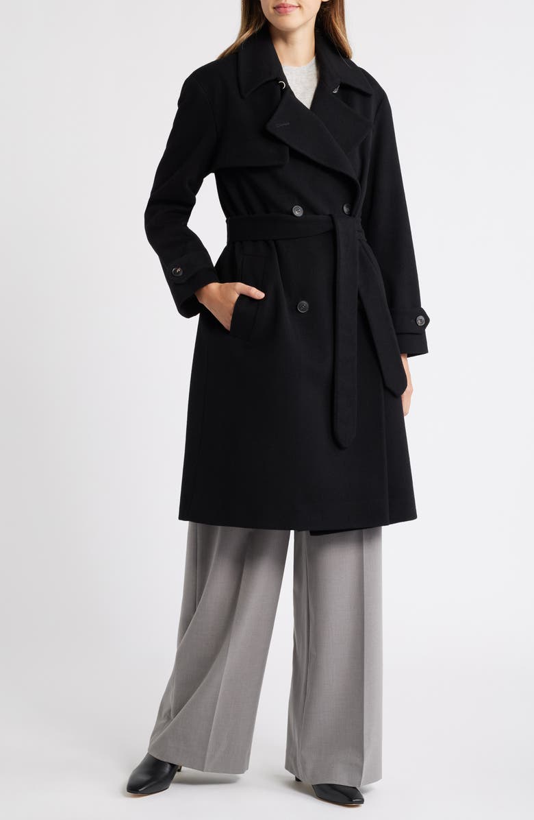 Fleurette Paxton Wool Trench Coat | Nordstromrack