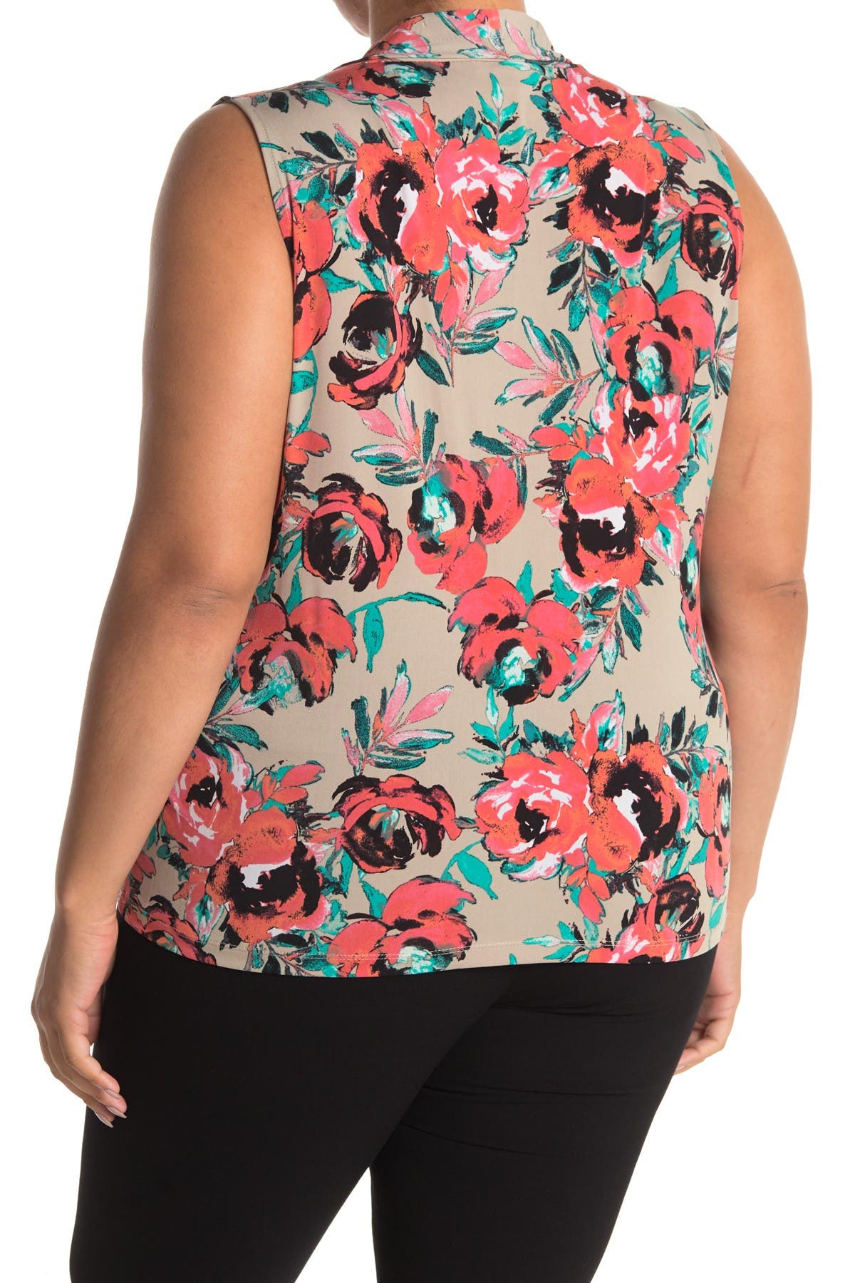 Calvin Klein V-Neck Floral Printed Tank | Nordstromrack